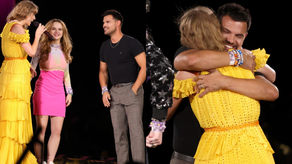 Taylor Swift y su ex novio Taylor Lautner, se abrazan en emotivo ...